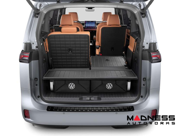 Volkswagen ID. Buzz Cargo Liner Set - MuddyBuddy - w/ Rear Seat Back ...