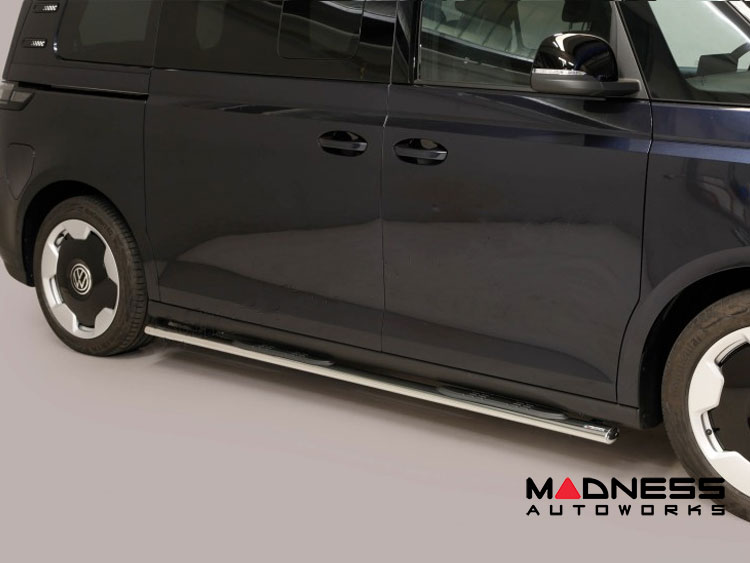 Volkswagen ID Buzz Side Steps - GPO by Misutonida - Chrome, GPO/507/LWB