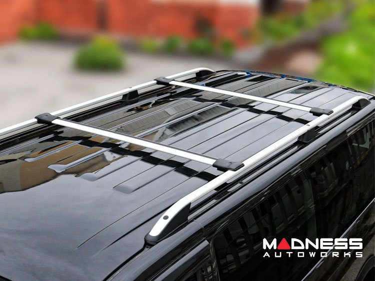 Volkswagen ID. Buzz Roof Rack Cross Bars - Silver - for OEM Roof Rails ...
